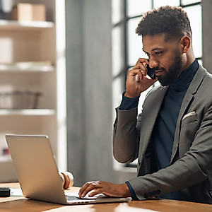 Utopia Wear Men's Turtleneck Slim Fit Lightweight Pullover Top, Large, Navy