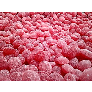 Claeys Wild Cherry Bulk Sanded Candy Drops - 2 lbs of Fresh Delicious Candy