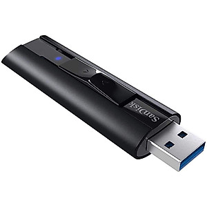 SanDisk Extreme PRO 256GB USB 3.2 Solid State Flash Drive for High Speed Transfer 420MB/s Read Speed - Works with Computers, Laptops (SDCZ880-256G-G46) Bundle with (1) Everything But Stromboli Lanyard