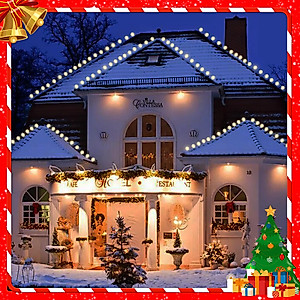 G40 Replacement Light Bulbs, 5 Watt Frosted White Globe Incandescent Bulbs fits E12 Candelabra Base, Christmas String Lights Bulbs for Indoor Outdoor Patio Decor, 2200K Warm White -25 Pack