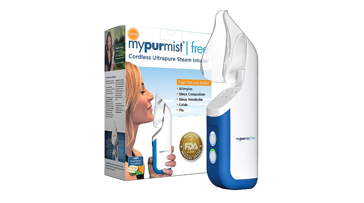 Mypurmist Cordless Steam Inhaler for Sinus Relief