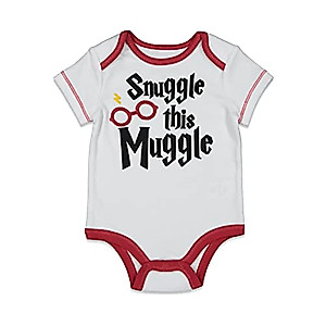 Harry Potter Infant Baby Boys 3 Pack Short Sleeve Bodysuits Multicolored 24 Months