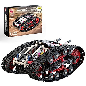 Mould King Building Sets 2in1 Flip Off-Road Race Buggy Car Remote Control Car Crawler Climbing Car Models Building Toys, RC Car Speed Racing Toy Off Road Cars Building Blocks for Kids 8+ Red(836 PCS)