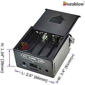 Durablow TR1001 On/Off Gas Fireplace Remote Control Kit for Millivolt Valve, IPI Module, Replaces Wall Switch, Wireless Gas Fireplace Remote