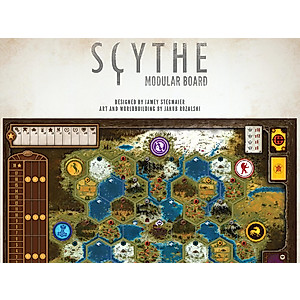 Stonemaier Games: Scythe Modular Board | Change The Map and Faction Locations to Add Variability to Your Scythe Game | Add to Scythe (Base Game) | 1-7 Players, Ages 14+