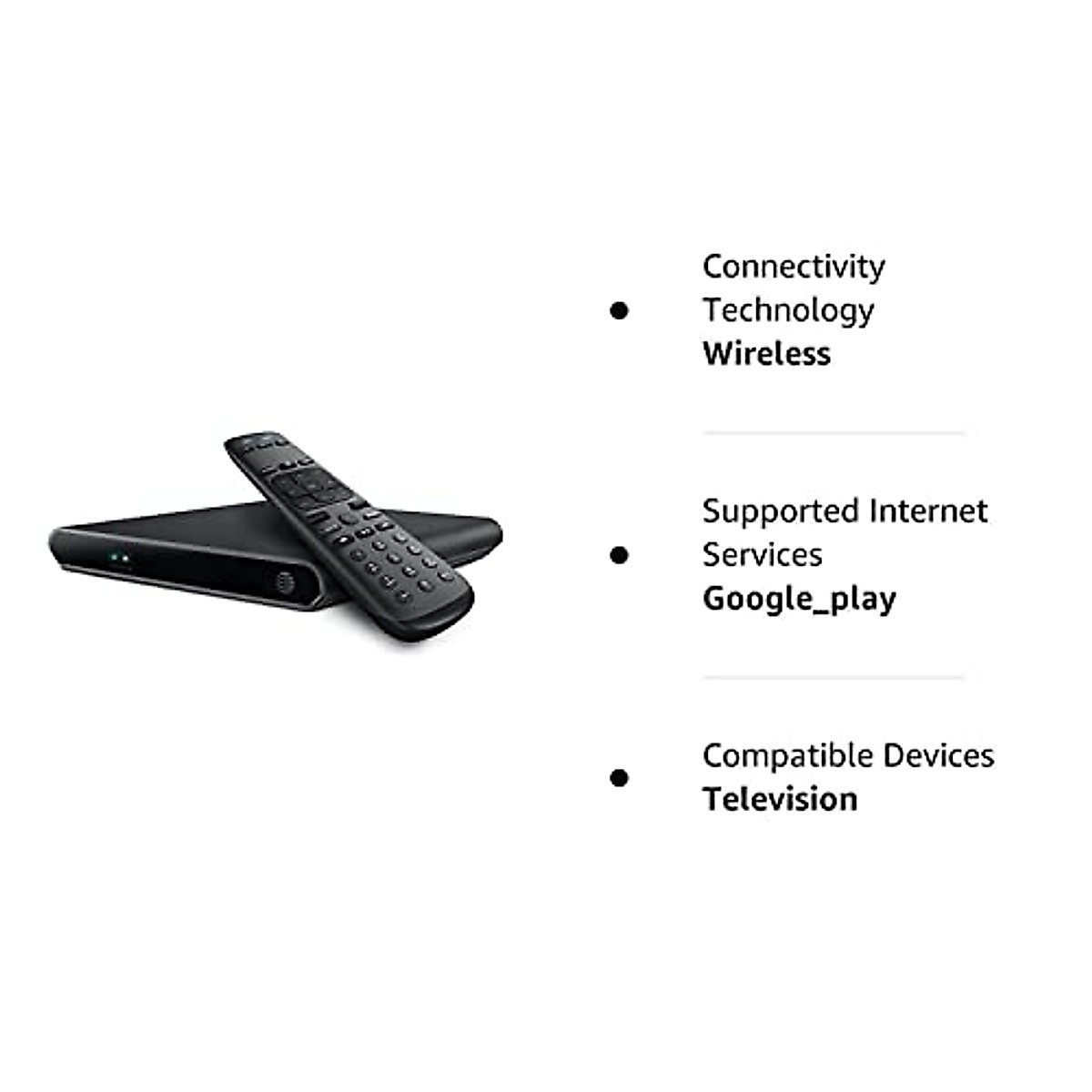 AT&T DirecTV Now Android TV Wireless OTT Set-Top Box 2GB RAM DDR4 16GB ROM 1.6GZz Quad-Core 4K Streaming Media Player (Osprey) (Renewed)