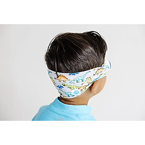 Splash Place SWIM GOGGLES with Fabric Strap - DINO | Fun, Fashionable, Comfortable - Adult & Kids Swim Goggles