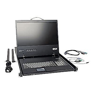 Tripp Lite B021-000-19 KVM Rack Console 1U Rackmount w 19" LCD Display