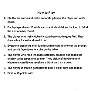 Marvel Heroes Card Game Card Games for Adults and Family, Party Games for Game Night