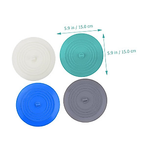SEWOART 4pcs Bathtub Plug Bathtub Sink Covers Strainer Tube Sink Filter Drain Cover Bathroom Tub Bathtub Drain Stoppers Plugs Bathtub Stoppers Washroom Drain Covers Sink Stopper