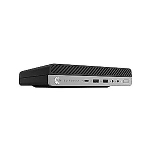 HP EliteDesk 800 G4 Desktop Mini - Intel Core i5-8500T - 16GB DDR4-256GB SSD - Intel UHD Graphics 630 - Windows 10 Pro 64-bit (Renewed)