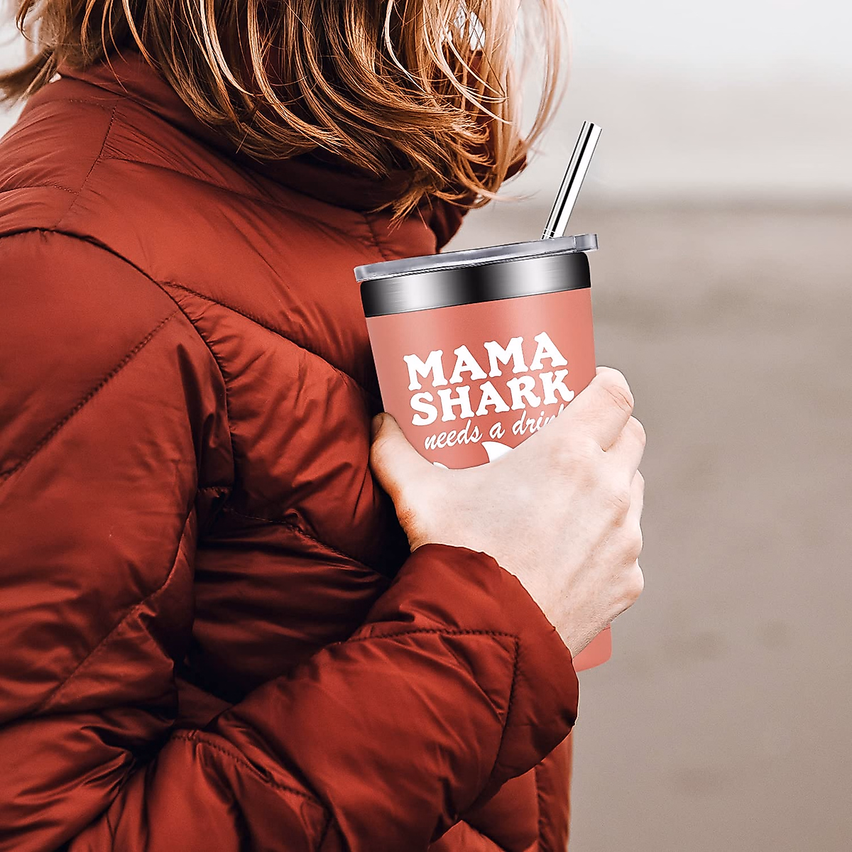 Fufendio Mothers Day Gifts for Mom from Daughter - Funny Best Mom Birthday Gifts from Son, Kids - Tumbler Mug Cup