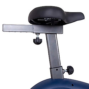 Body Champ 2-in-1 Upright Exercise Bike and Elliptical Trainer with Seat, Heart-Rate Monitor, and Programmable LCD Console, BRM3671