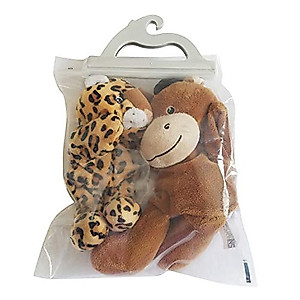 Monaco Hanging Storage Bags, 10-pack of 10 x 12.5-inches , 4 mil Deluxe Line Polyethylene Clear Plastic Bags for Classroom, Library, Doctor Office, Pharmacy, and Home Use.