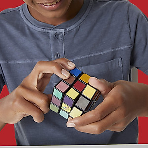 Rubik's Impossible Puzzle; Original Rubik's Product; 3 x 3 Lenticular Puzzle; Rubik's Cube Color Change Puzzle for Kids Ages 8 and Up (E8069)