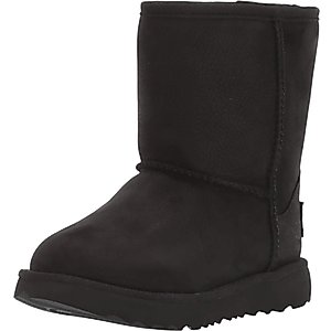 UGG Unisex-Child Classic Short Ii WpBoot, Black, 06
