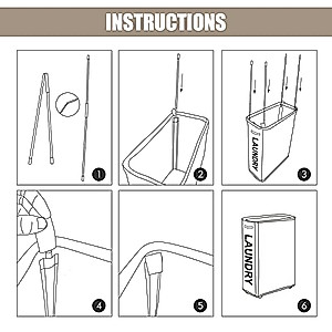 DOKEHOM Slim Laundry Basket with Handle on Wheels, Foldable Corner Storage Bins, Collapsible Rolling Laundry Hamper (Grey, Slim)