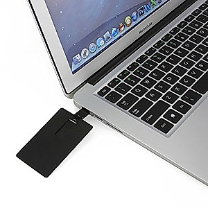 Aneew 64GB Pendrive Black Bank Credit Card USB Flash Drive Memory Stick U Disk