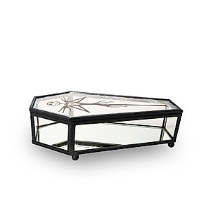 Disney The Nightmare Before Christmas Jack Skellington Coffin-Shaped Jewelry Box - Glass Jewelry Storage