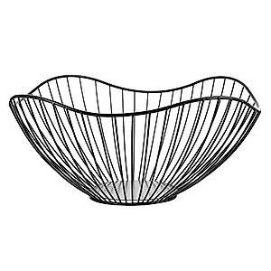 BESPORTBLE Nordic Style Storage Basket Iron Storage Container Home Document Holder 1Pc