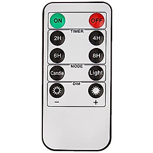 Eywamage Slim Gold Glass Flameless Candles Batteries Included, Flickering LED Pillar Candles with Remote Christmas Wedding Home Decor, D 2" H 3" 4" 5" 6" 7"