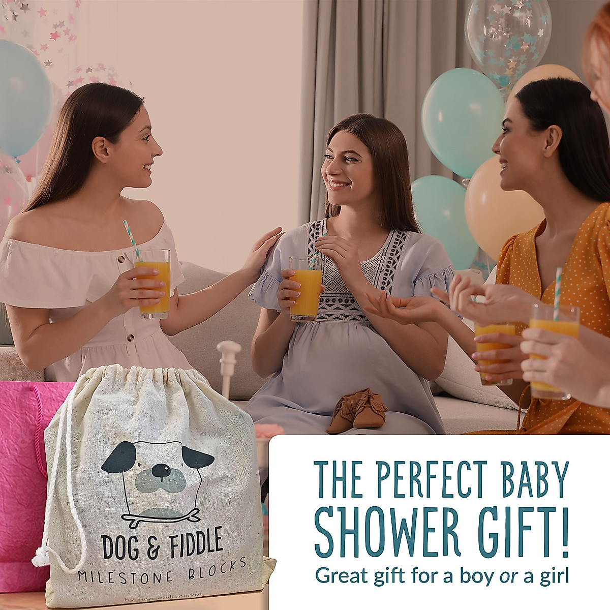 Dog & Fiddle Baby Milestone Blocks & Baby Shower Gifts. Baby Girl Baby Month Milestone Baby Girl Shower Gift Milestone Blocks for Baby boy Baby Age Milestone Blocks Baby Months Photo Prop