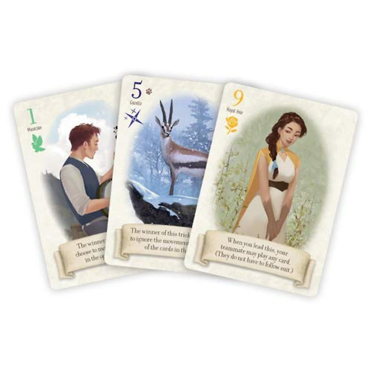 Renegade Game Studios Fox in The Forest Duet Card Game for 2 Players Aged 10 & Up, Cooperative Trick-Taking Game.