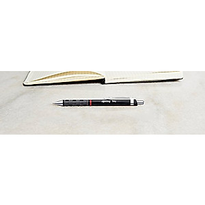 rOtring Tikky Ballpoint Pen, Medium Point, White Barrel, Blue Ink (1904718)