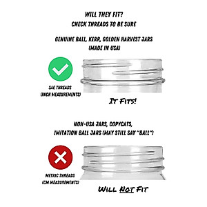 Wooden Mason Jar Lids - 4 Mason Jar Lids Regular Mouth (Rubberwood) - Custom Molded Screw Top Mason Jar Lid Set Compatible Storage Lids for Kerr and Ball Jar Lids by Kitchen Charisma