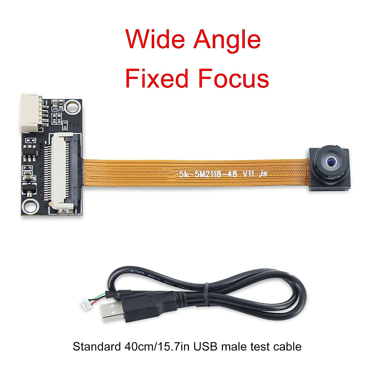 Camera Module, 5MP USB Interface Free Driver Automatic Focusing Performance Stable Video Network Camera Board Black