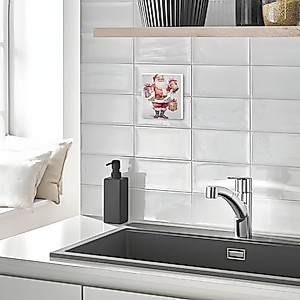 Santa Claus Christmas Gift Light Switch Cover Plate Wall Plates Decorative 3 Toggle Lightswitch for Home Bathroom Bedroom Kitchen Accessories,3-Gang