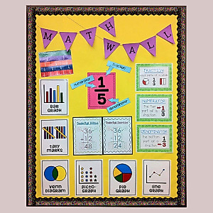 72 Feet Bulletin Board Borders - 2 Rolls Confetti Scalloped Border Trim for Classroom Decoration