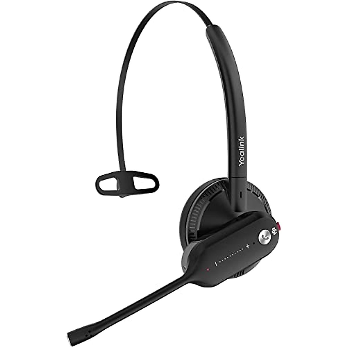 Yealink WH63 Wireless Headset with Microphone UC Optimized Noise Canceling Mic for Office IP VoIP Phones PC Computer Headset with Charge Stand (UC Optimized) (WH63-MT)