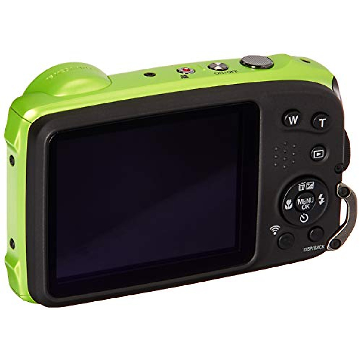 Fujifilm 600019756 FinePix XP120 Shock & Waterproof Wi-Fi Digital Camera, Black/Lime Green