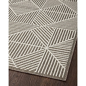 Loloi II Rainier Collection RAI-03 Natural/Ivory, Indoor/Outdoor 2'-2" x 3'-9" Accent Rug