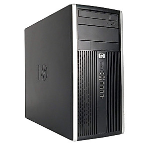 HP Compaq Elite 6300 Tower Business Desktop Computer, Intel Quad-Core i5-3470 up to 3.60GHz, 8GB RAM, 256GB SSD + 500GB HDD, DVD, WiFi, USB 3.0, Windows 10 Professional (Renewed)