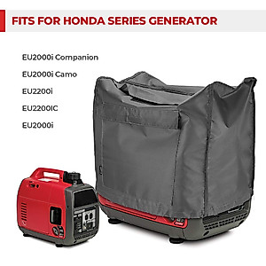 Bundle Two Items: BougeRV Generator Oil Funnel and Oil Dipstick and Generator Cover, Fit For Honda EU2200i