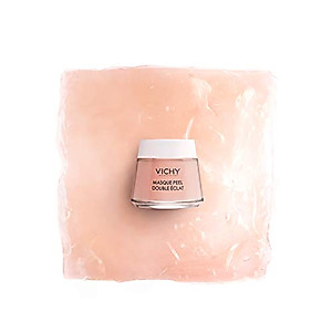 Vichy Mineral Double Glow Peel Face Mask with Exfoliating AHA Fruit Acids, Oil-Free Face Mask to Refine and Illuminate Skin, Paraben-Free