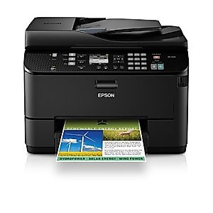Epson WorkForce Pro WP-4530 Wireless All-in-One Color Inkjet Printer, Copier, Scanner, Fax, iOS/Tablet/Smartphone/AirPrint Compatible (C11CB33201)