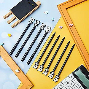 Zonon 20 Pcs Cute Panda Pens Animal Gel Ink Pens Cartoon Panda Writing Pens, 0.5 mm Kawaii Black Ink Pens for School Office Home Student Kids Present