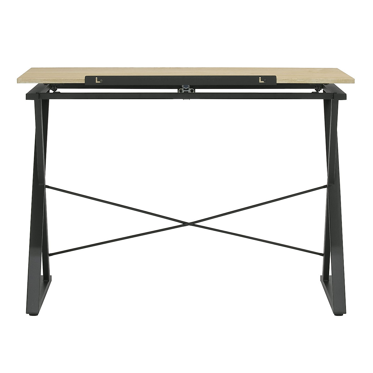 SD STUDIO DESIGNS Axiom II Drawing 42" Wide Adjustable Top Drafting Table, Graphite Black/Ashwood