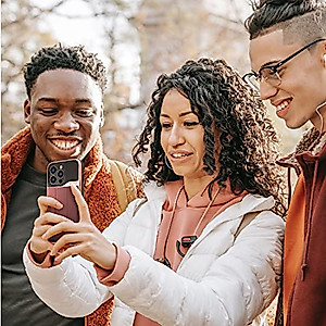 VENA vCommute Wallet Case Compatible with Apple iPhone 14 Pro (6.1"-inch), (Military Grade Drop Protection) Flip Leather Cover Card Slot Holder with Kickstand - Red