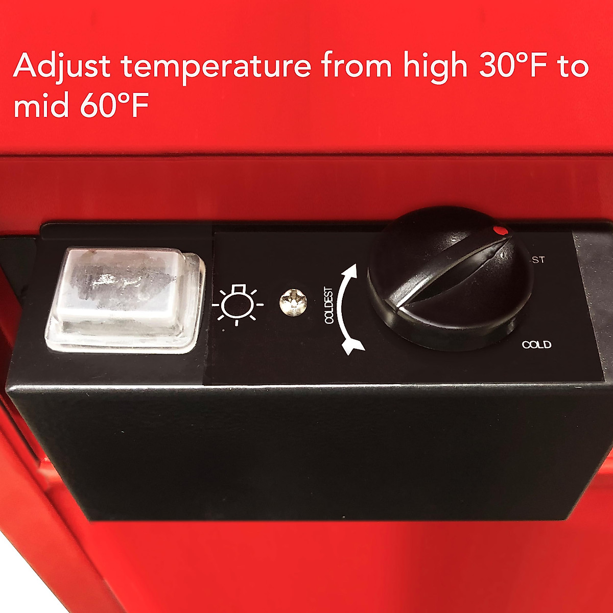 Whynter TBR-185SR 1.8 cu. ft. Portable Tool Box Refrigerator with 2 Drawers and Lock, One Size, Powder Coated Red