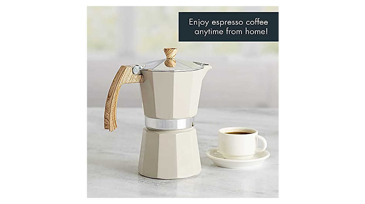 Primula Aluminum Stove Top Espresso Maker - 6-Cup Percolator Coffee Pot