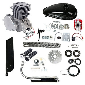 Frederimo Bicycle Engine Kits 100cc 2-Stroke Gas Motor Bike Motorized Full Set Super Fuel-efficient for Most 26'''' /28'''' Bikes Scooter…