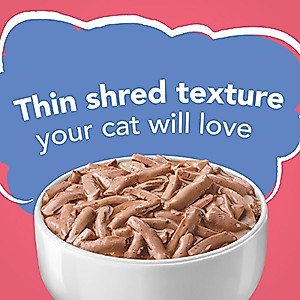 Purina Friskies Wet Cat Food, Shreds With Salmon in Sauce - (24) 5.5 oz. Cans