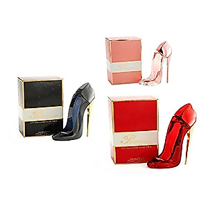 EB C Princess High Heel Shoes Red & Pink Eau de Parfum for Women, 85 ML, 2.9 FL OZ (Pack of 2)