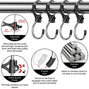 Yuiisenn 12PCS S Hooks for Hanging - Anti-Drop Stainless Steel Metal Hangers Hanging Hooks, for Kitchen, Work Shop, Bathroom, Garden - 2.5 inch, Small
