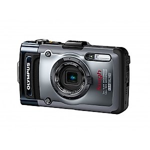 Olympus TG-1iHS 12 MP Waterproof Digital Camera with 4x Optical Zoom,Silver