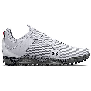 Under Armour Men's UA HOVR Tour Spikeless Golf Shoes - 3025069-101 - Mod Gray/Mod Gray/Black - 8